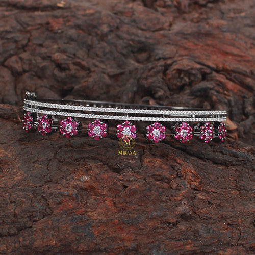 Liliana Ruby CZ Designer Bracelet