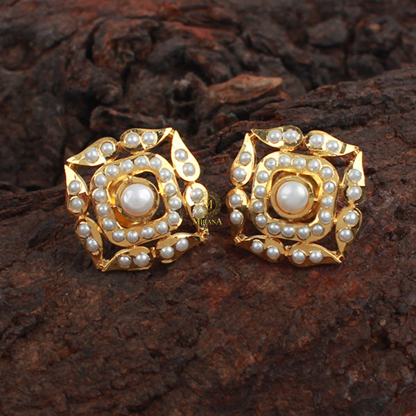 Janya Jadau Designer Studs